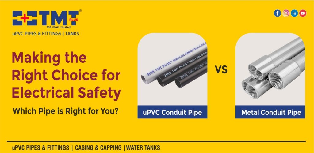 uPVC Conduit Pipe VS. Metal Conduit Pipe: Which is Right for You? - TMT ...