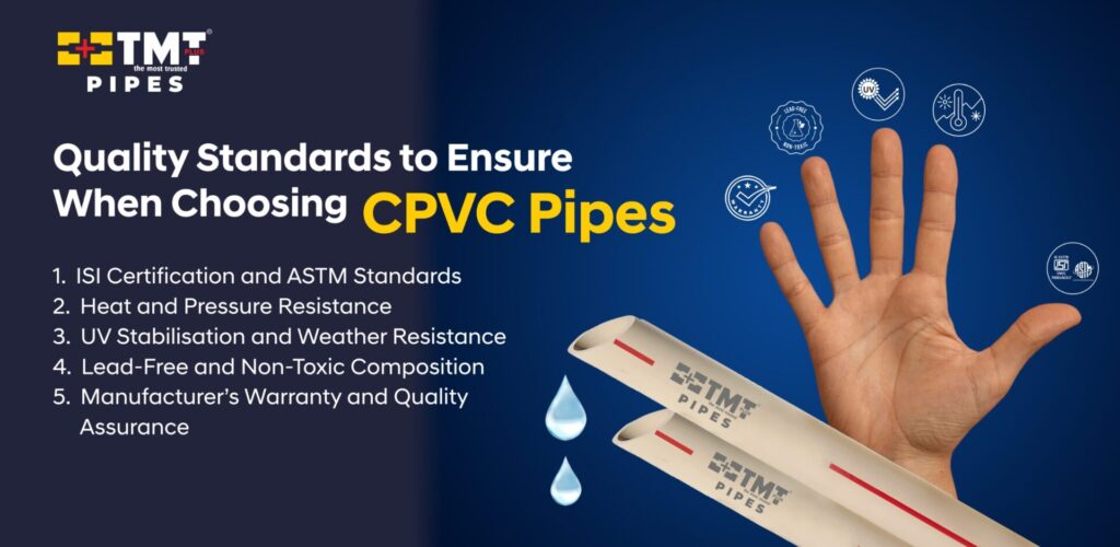 5 Must-Check Quality Standards When Buying CPVC Pipes